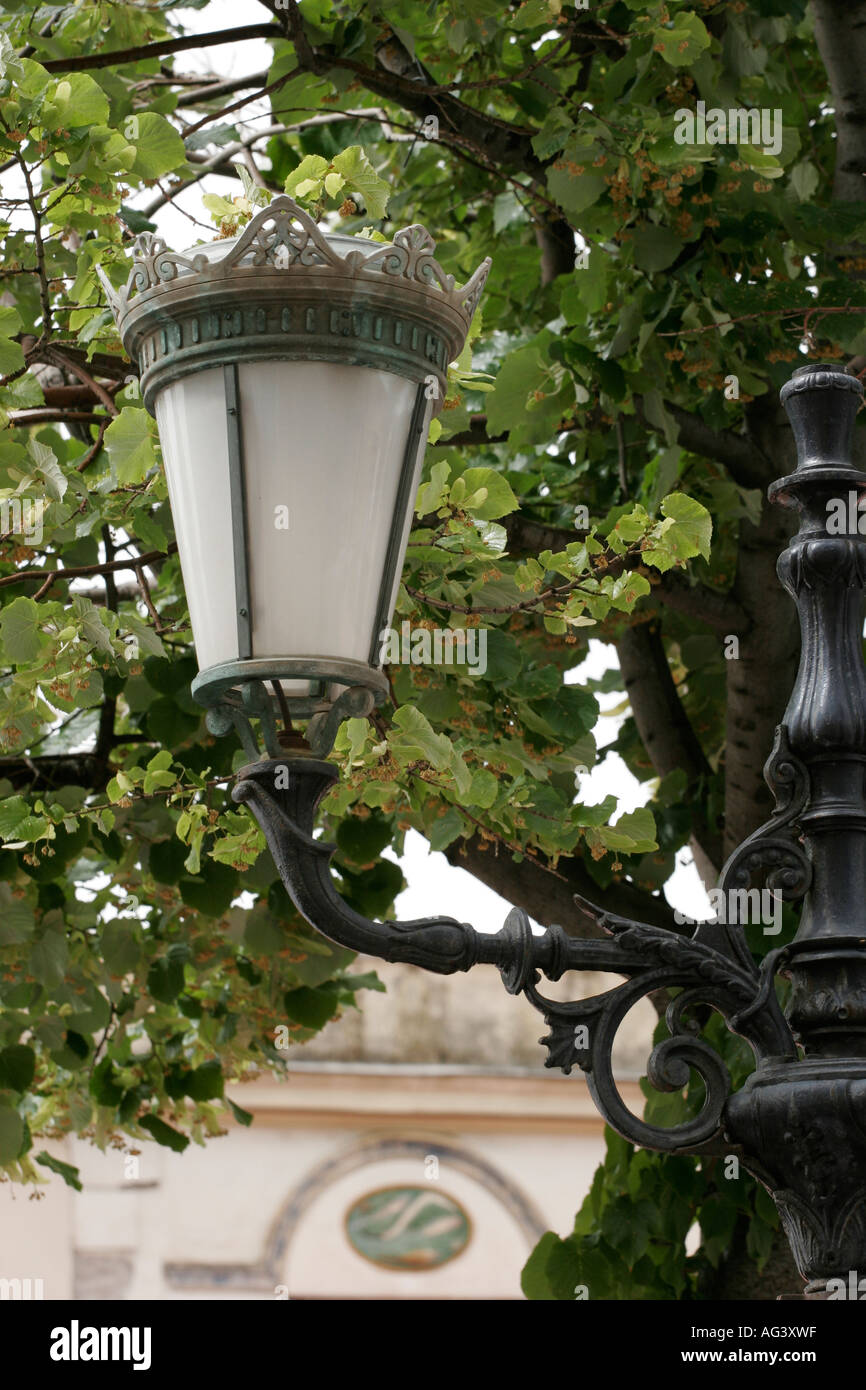 Traditional street light in Nice, France Stock Photo - Alamy