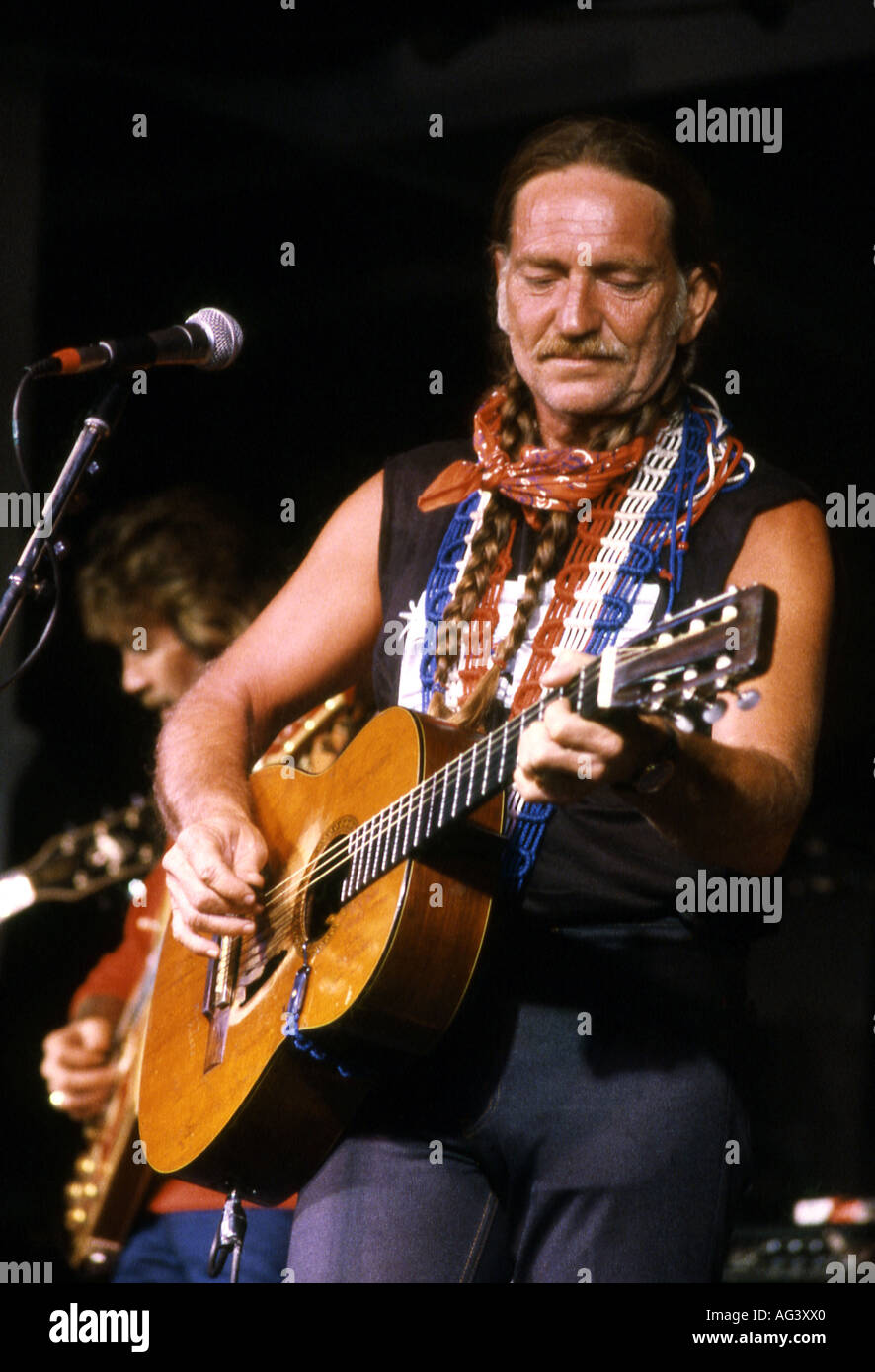 WILLIE NELSON US Country musician Stock Photo - Alamy
