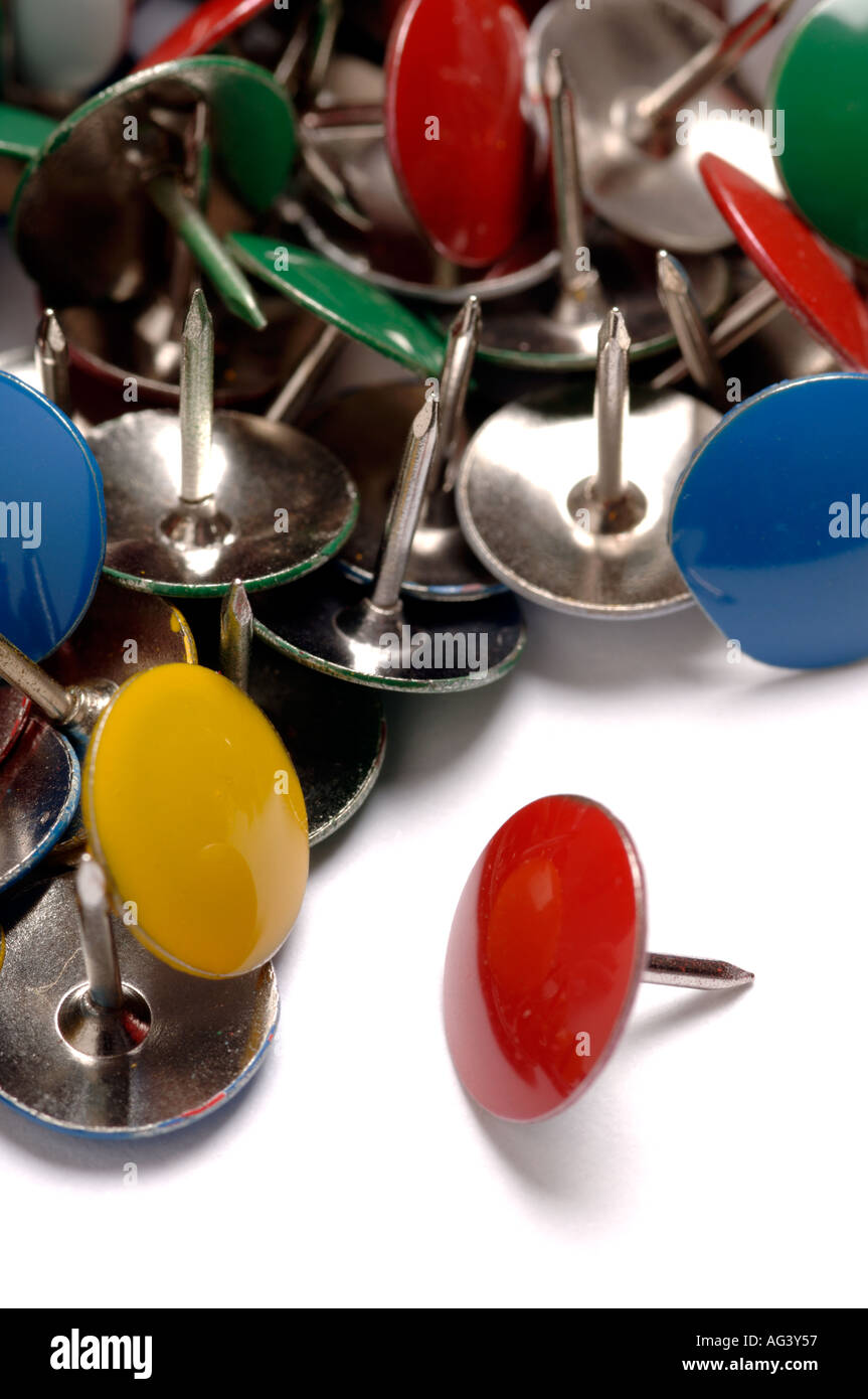 Red pins map hi-res stock photography and images - Alamy