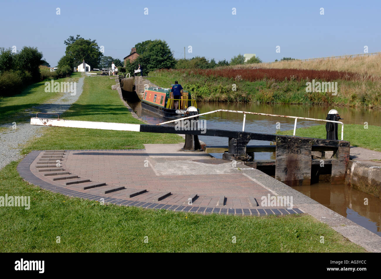 Hurleston Locks Nantwich Cheshire England UK Stock Photo - Alamy
