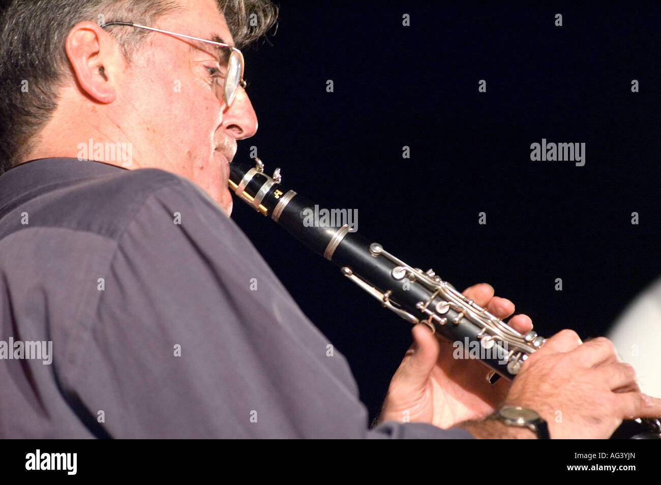 A Jazz quintet in concert Stock Photo - Alamy