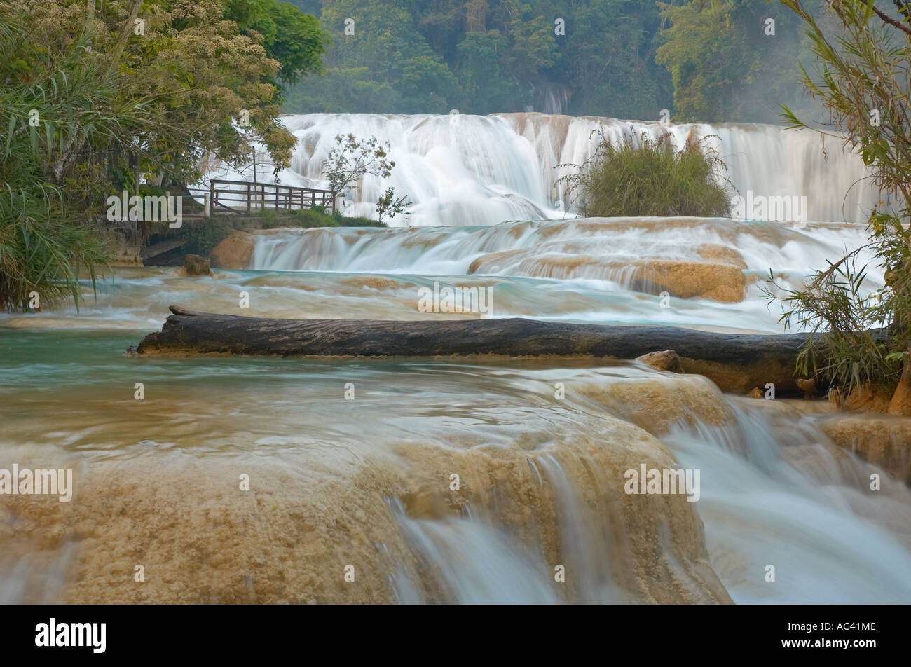 Agua Azul waterfalls Chiapas Mexico Stock Photo - Alamy