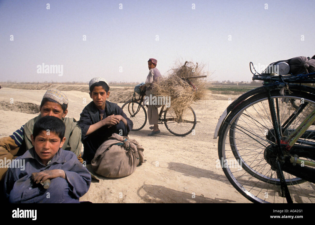 Afghanistan Kandahar Mujahedin during the last year of the war with the ...