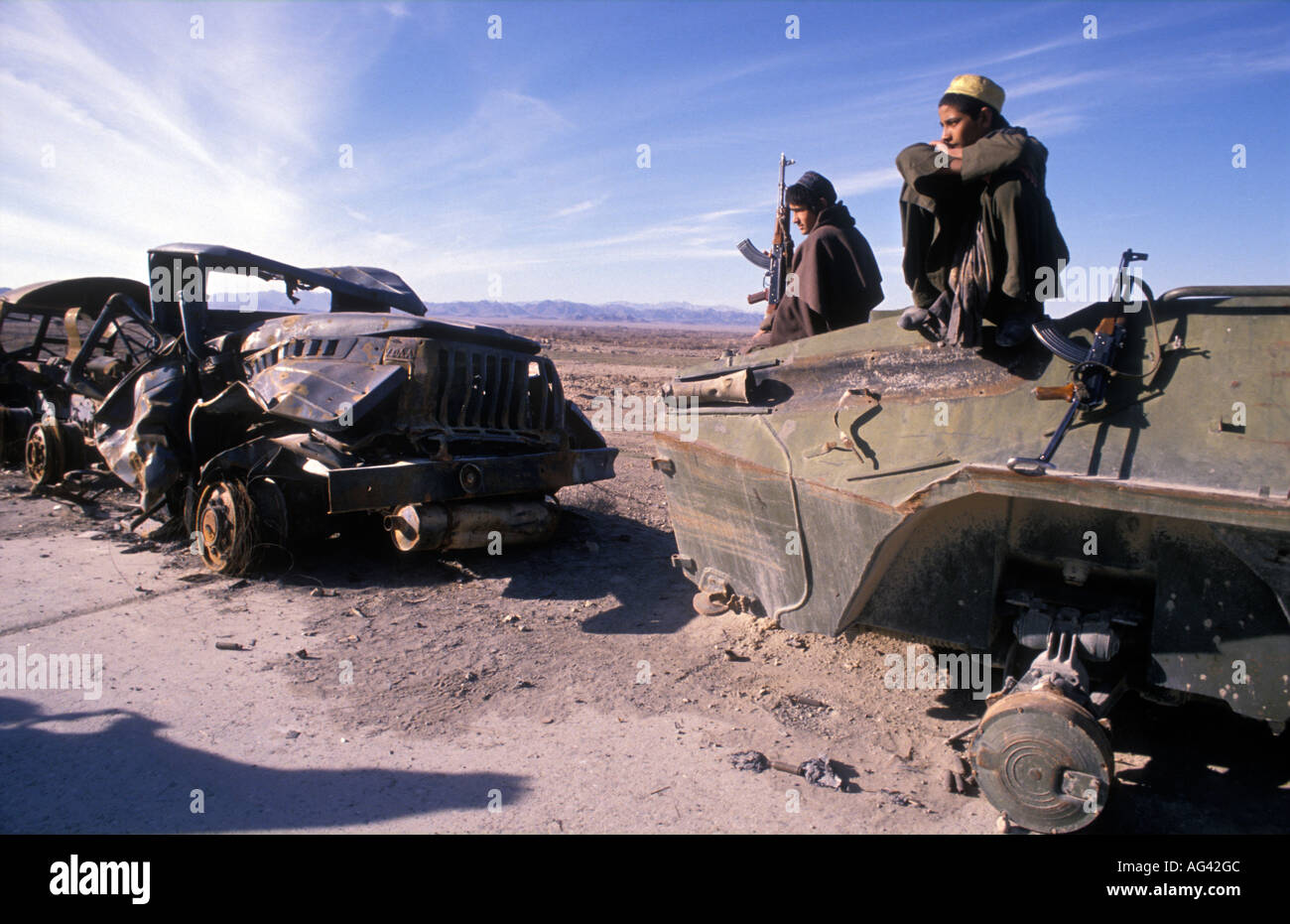 Afghanistan Kandahar Mujahedin during the last year of the war with the ...