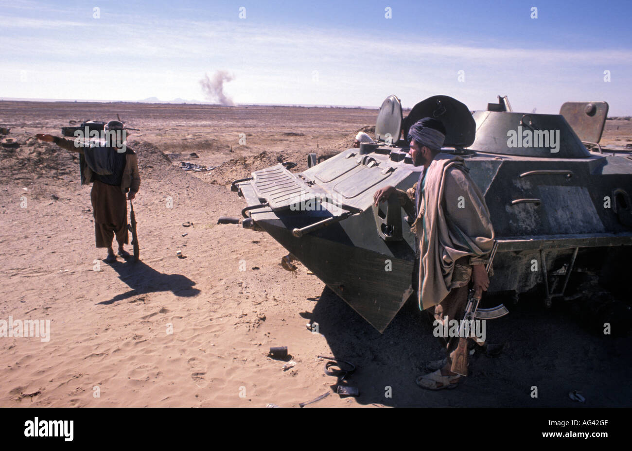 Afghanistan Kandahar Mujahedin during the last year of the war with the ...