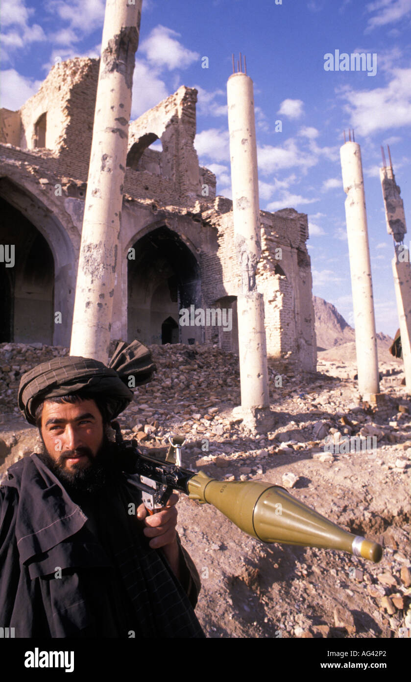 Afghanistan Kandahar Mujahedin during the last year of the war with the ...