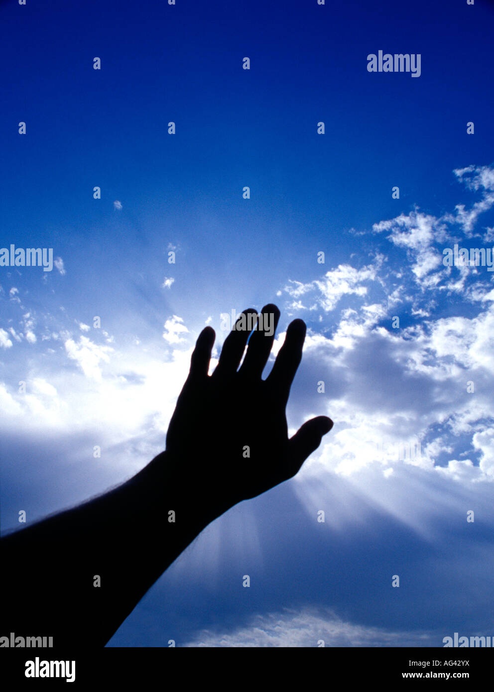 Hand Blocking Sun High Resolution Stock Photography and Images - Alamy