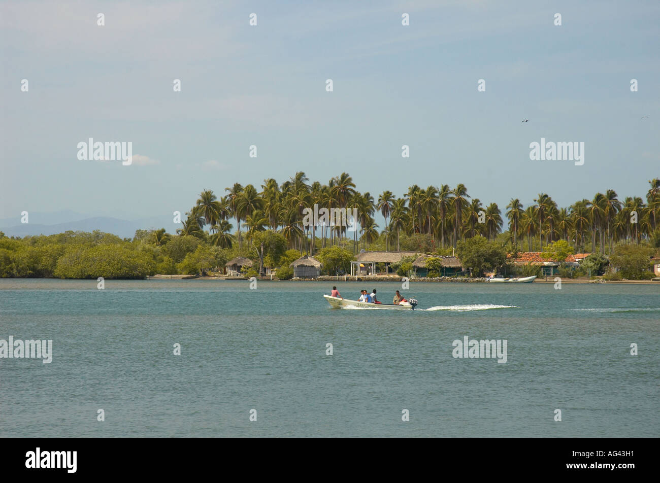 Lagoon of Chacahua Mexico Stock Photo - Alamy