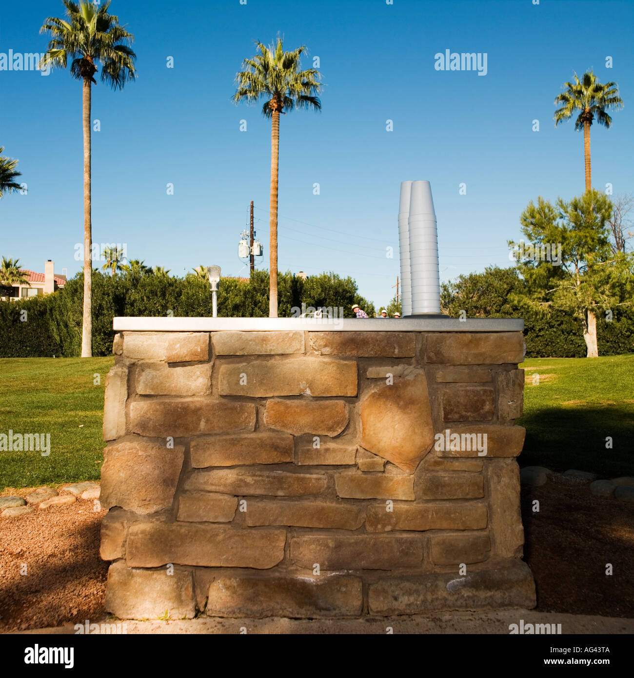 golf drinking fountain Stock Photo - Alamy