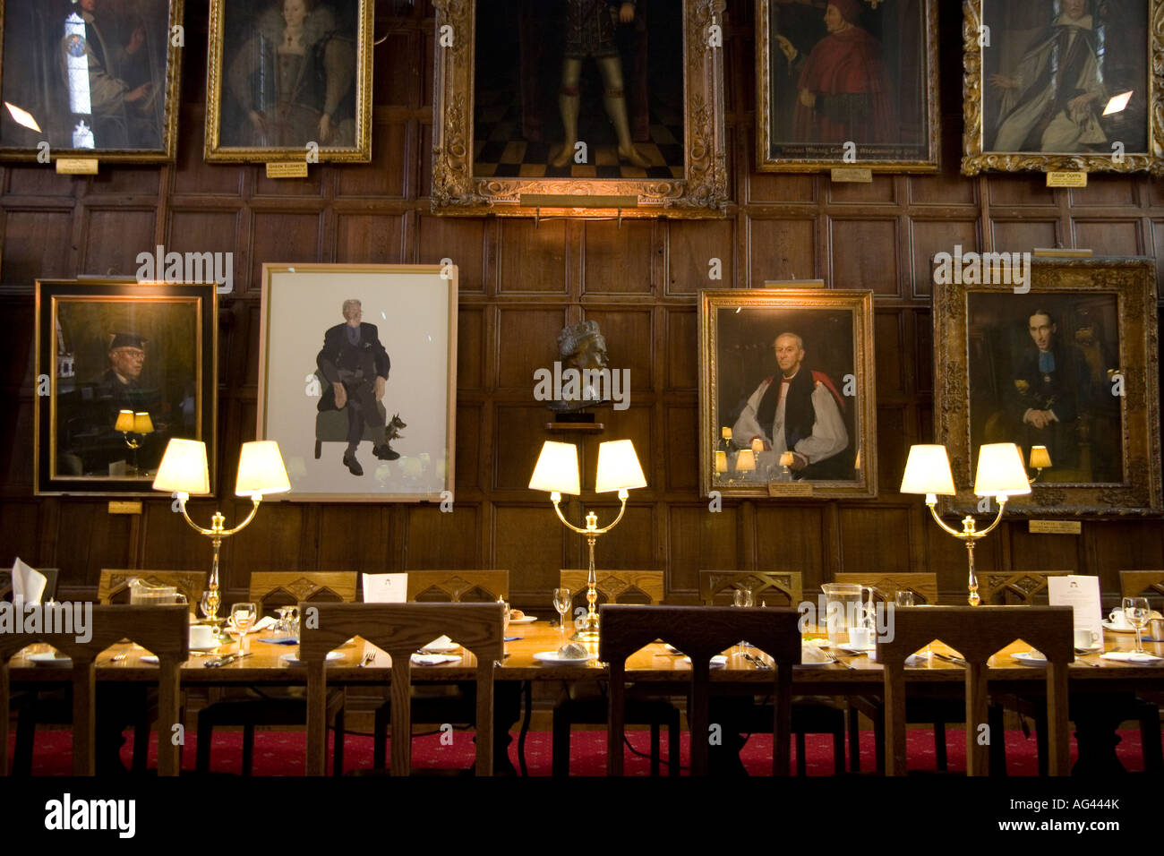 High Table of Christ Church College Oxford Stock Photo - Alamy