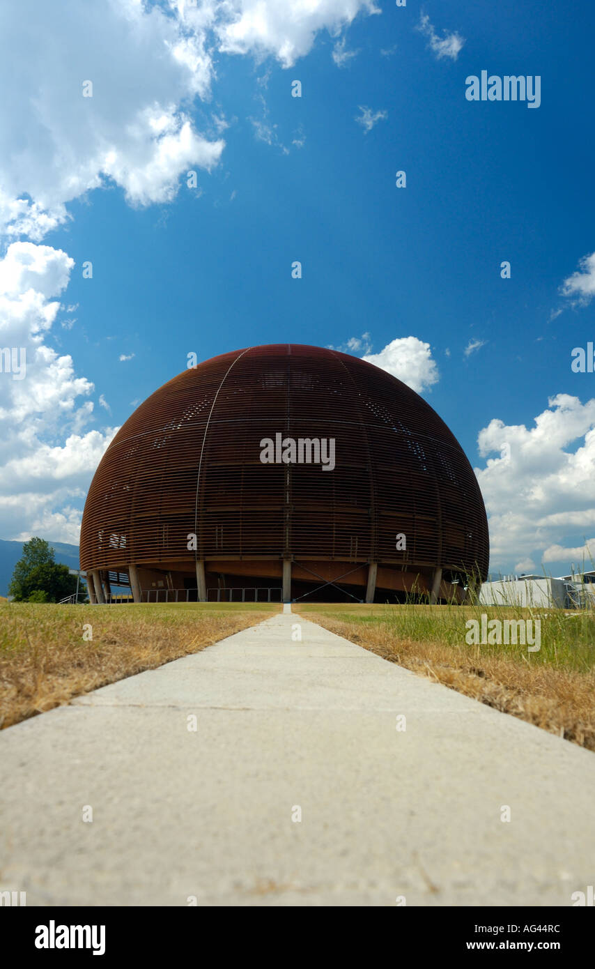 The CERN Globe of Science and Innovation Stock Photo - Alamy