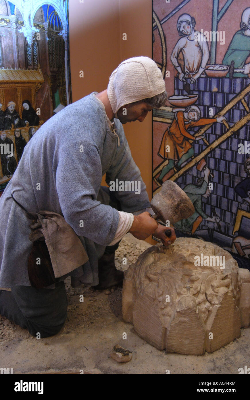 Roman sculpturer display, Corinium Museum, Park Street, Cirencester ...