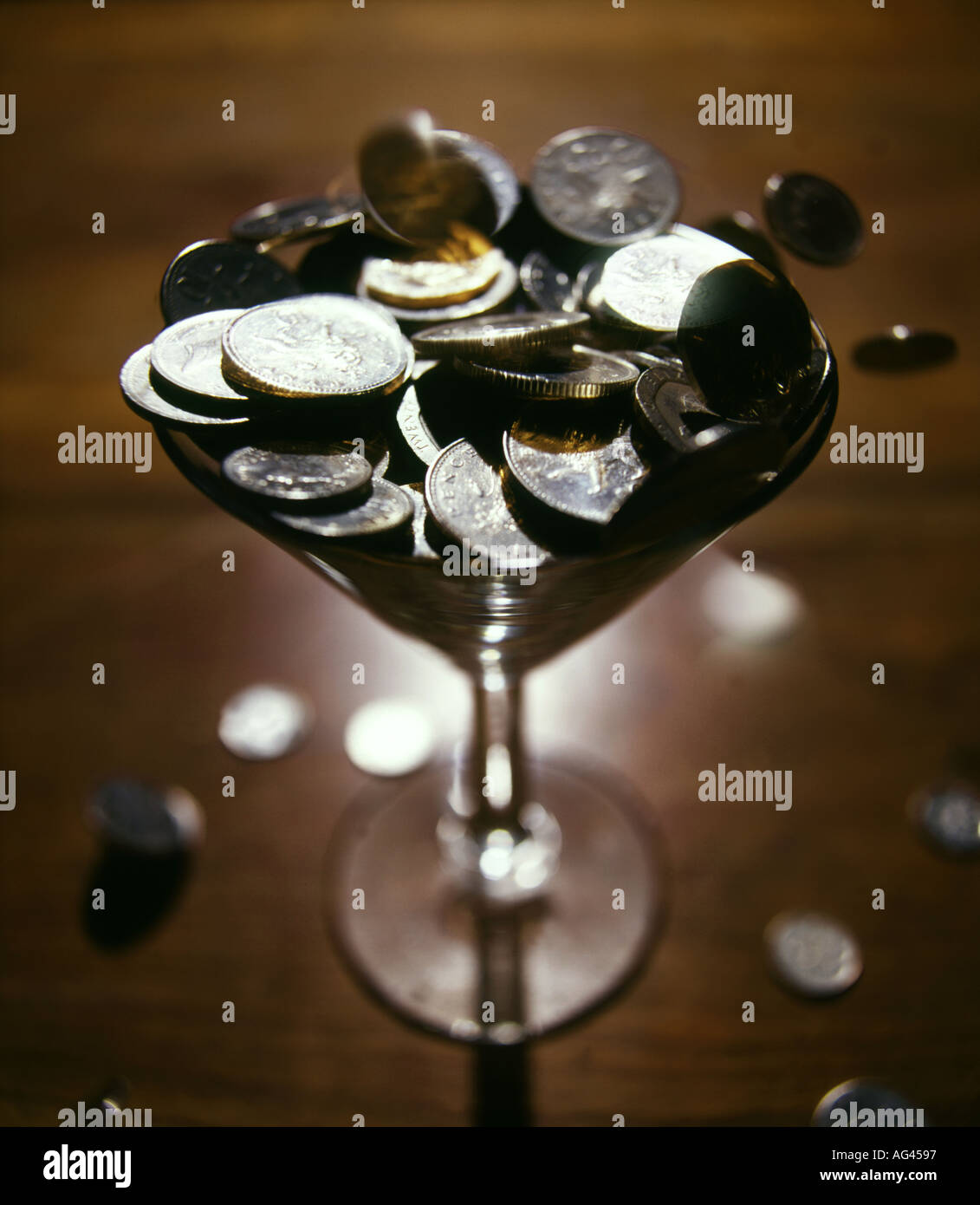 Cascading money hi-res stock photography and images - Alamy