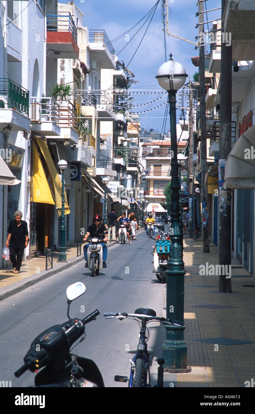 Crete greece path street hi-res stock photography and images - Alamy