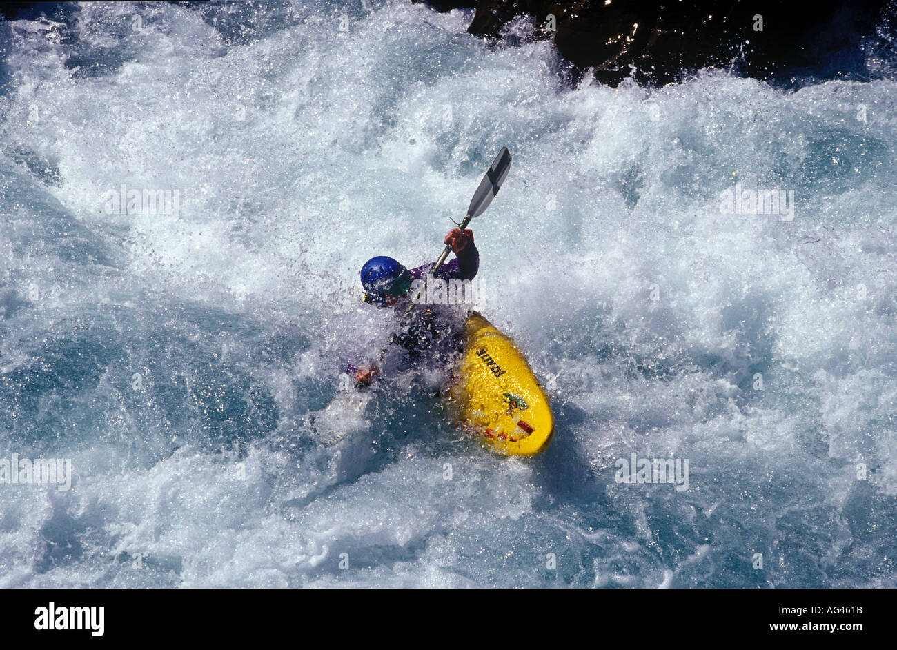 White water kayak Stock Photo - Alamy