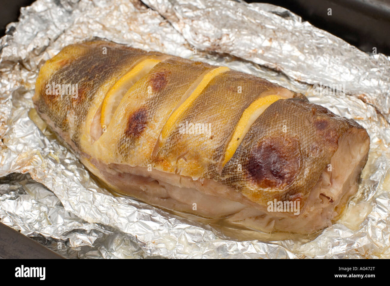 series object on white food cured fish Stock Photo - Alamy