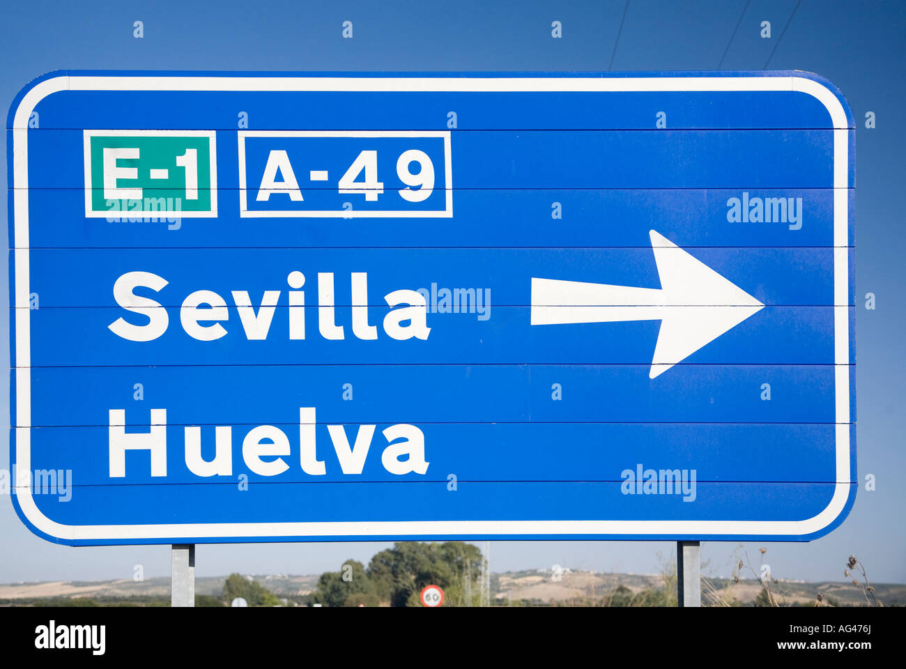 Sevilla traffic sign hi-res stock photography and images - Alamy