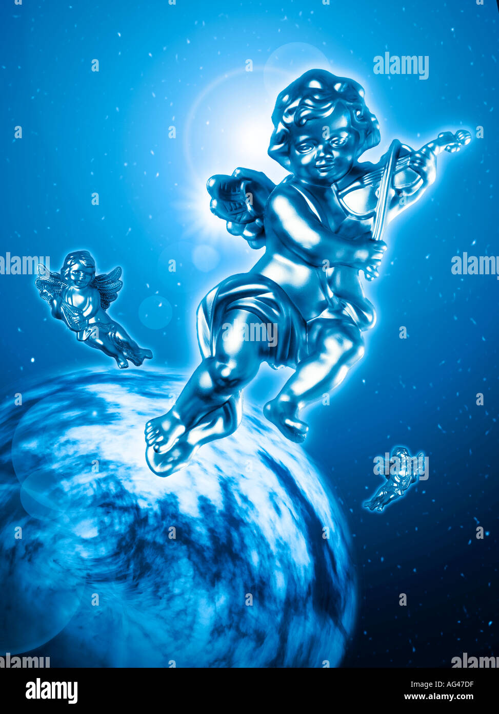 Floating angel hi-res stock photography and images - Alamy