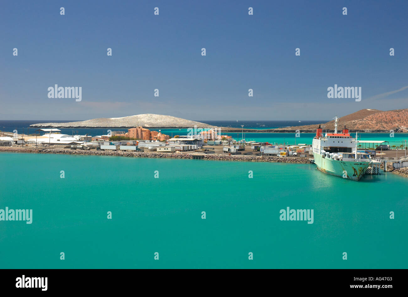Pichilingue Harbour La Paz Baja California Mexico Stock Photo - Alamy