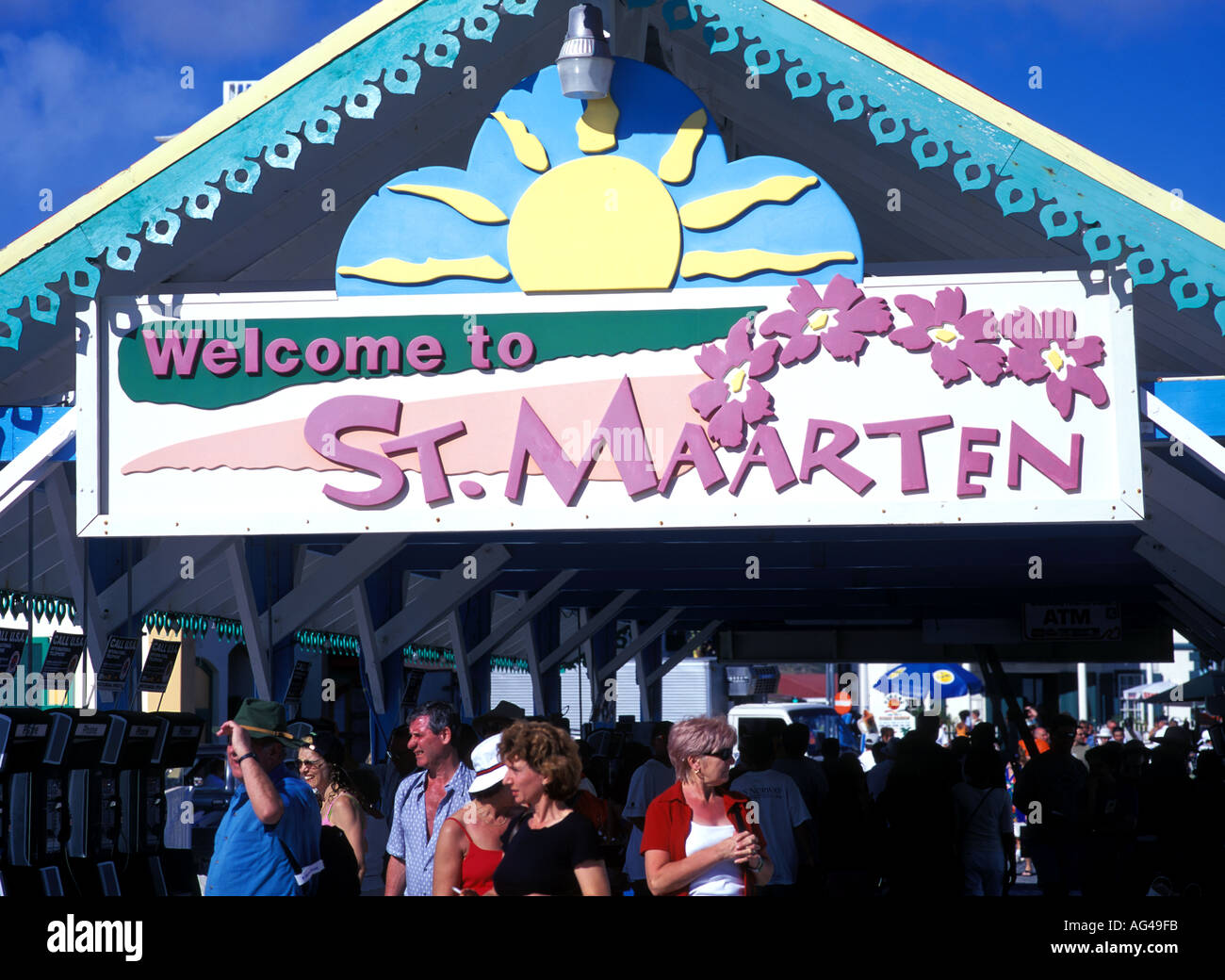 Welcome st maarten sign hi-res stock photography and images - Alamy