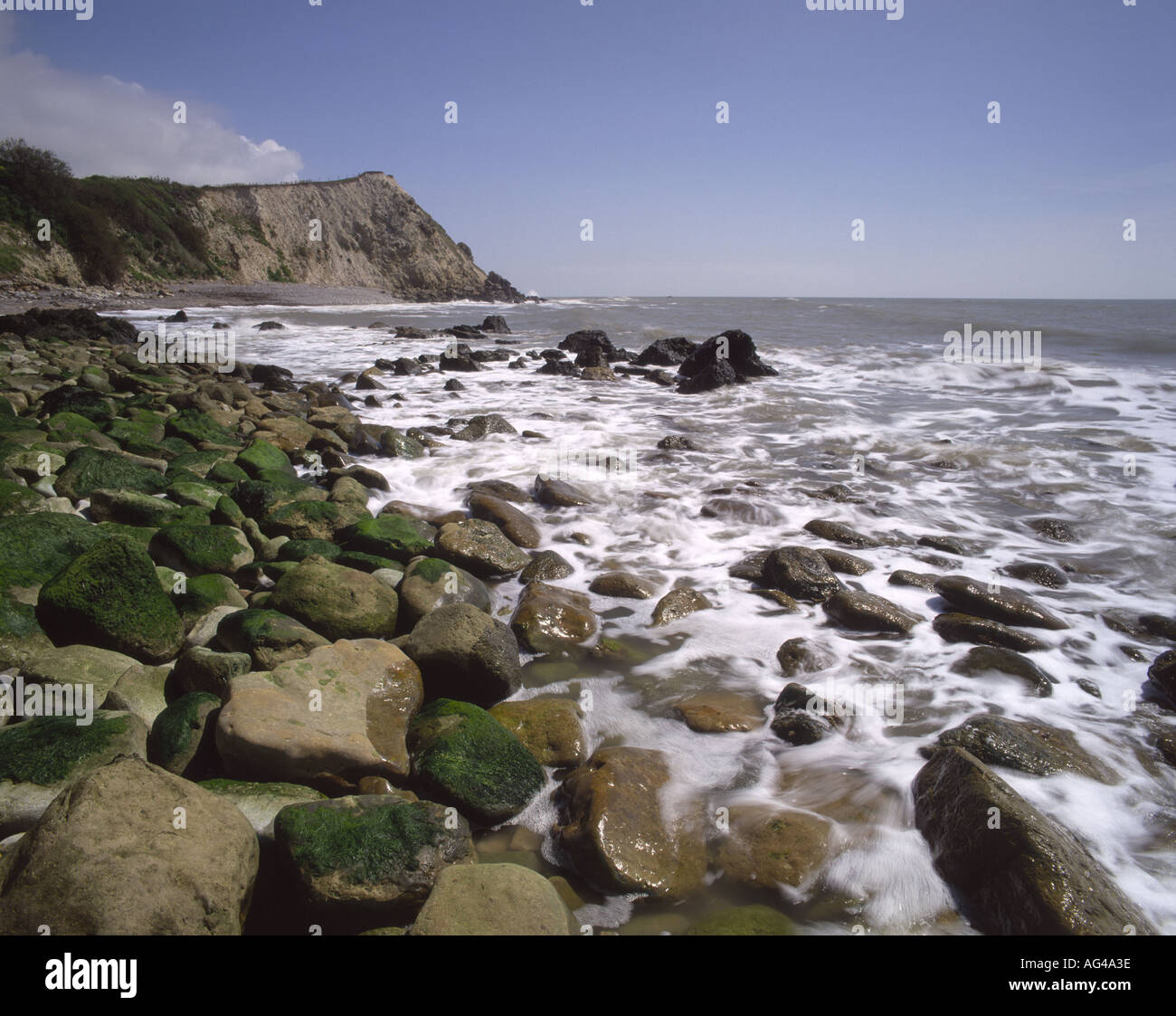 Woody Bay Isle of Wight Hampshire England UK Stock Photo - Alamy