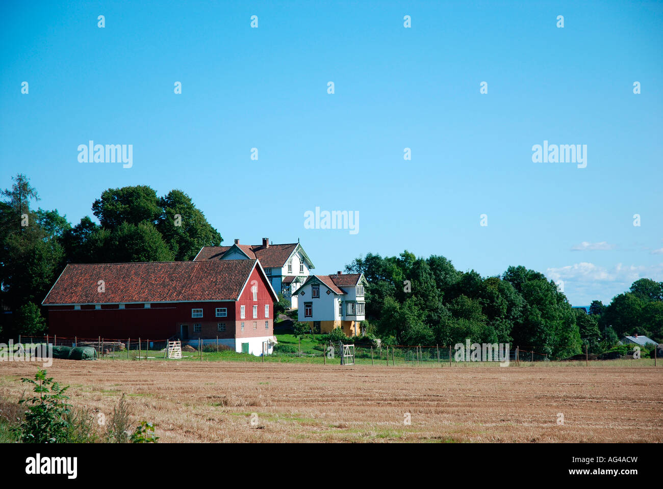 Farm houses, Norway Stock Photo - Alamy