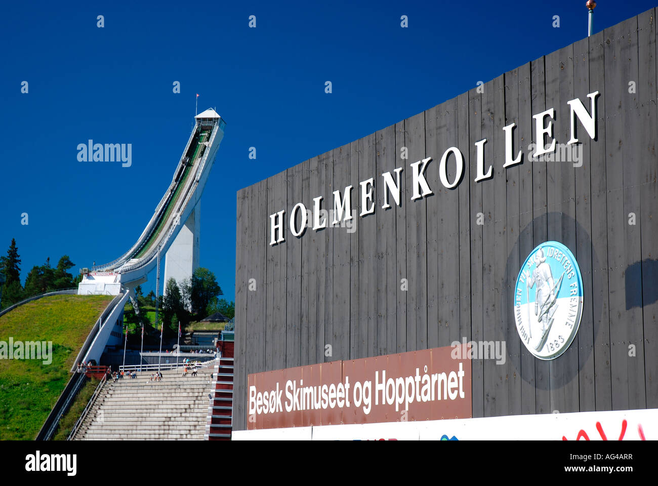 Holmenkollen ski jump hi-res stock photography and images - Alamy