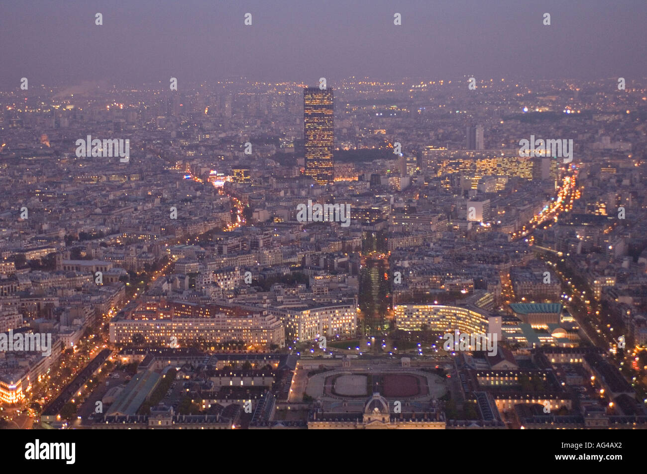View from Eiffel Tower Stock Photo - Alamy