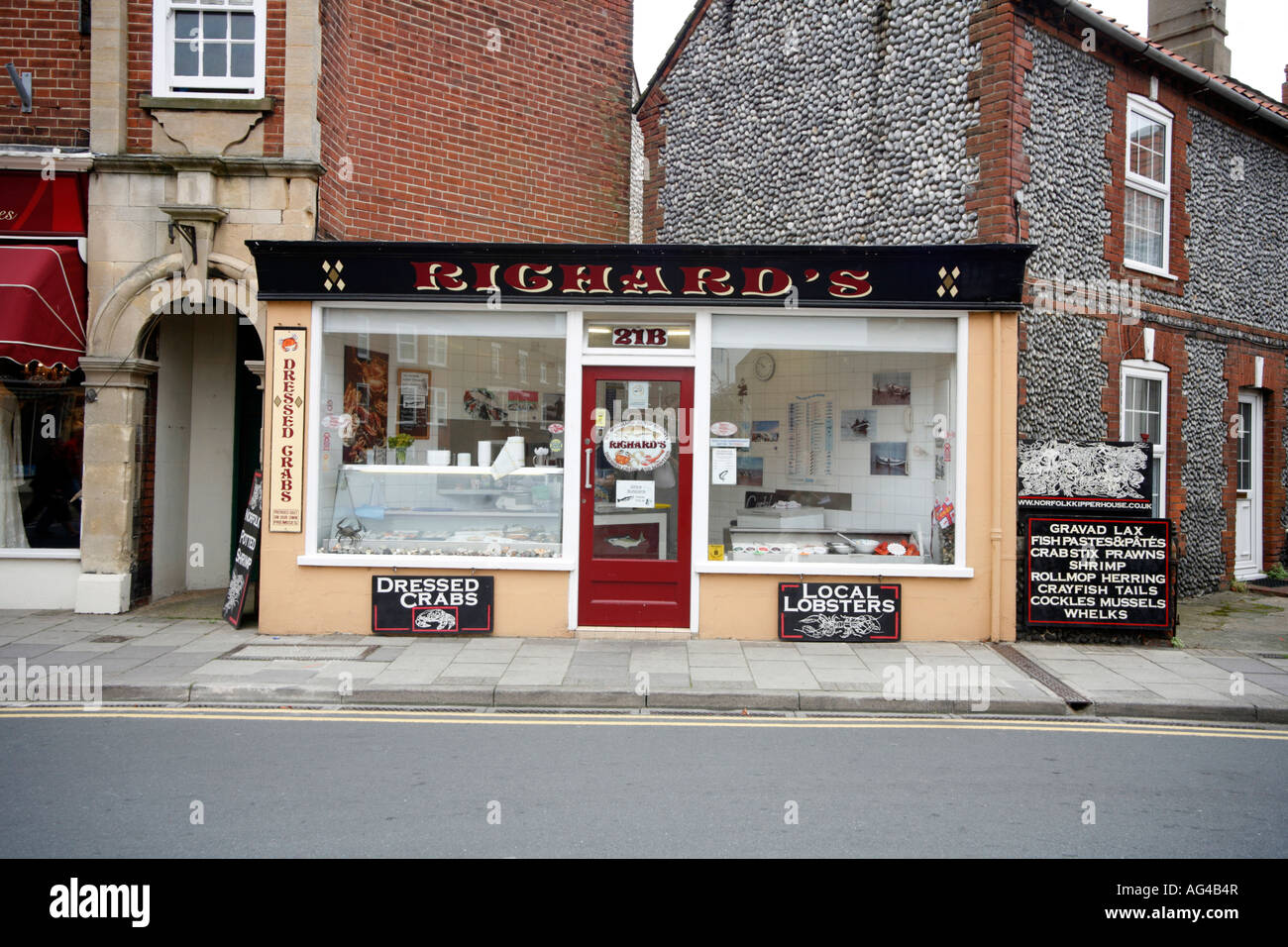 Sea food cromer norfolk england hi-res stock photography and images - Alamy
