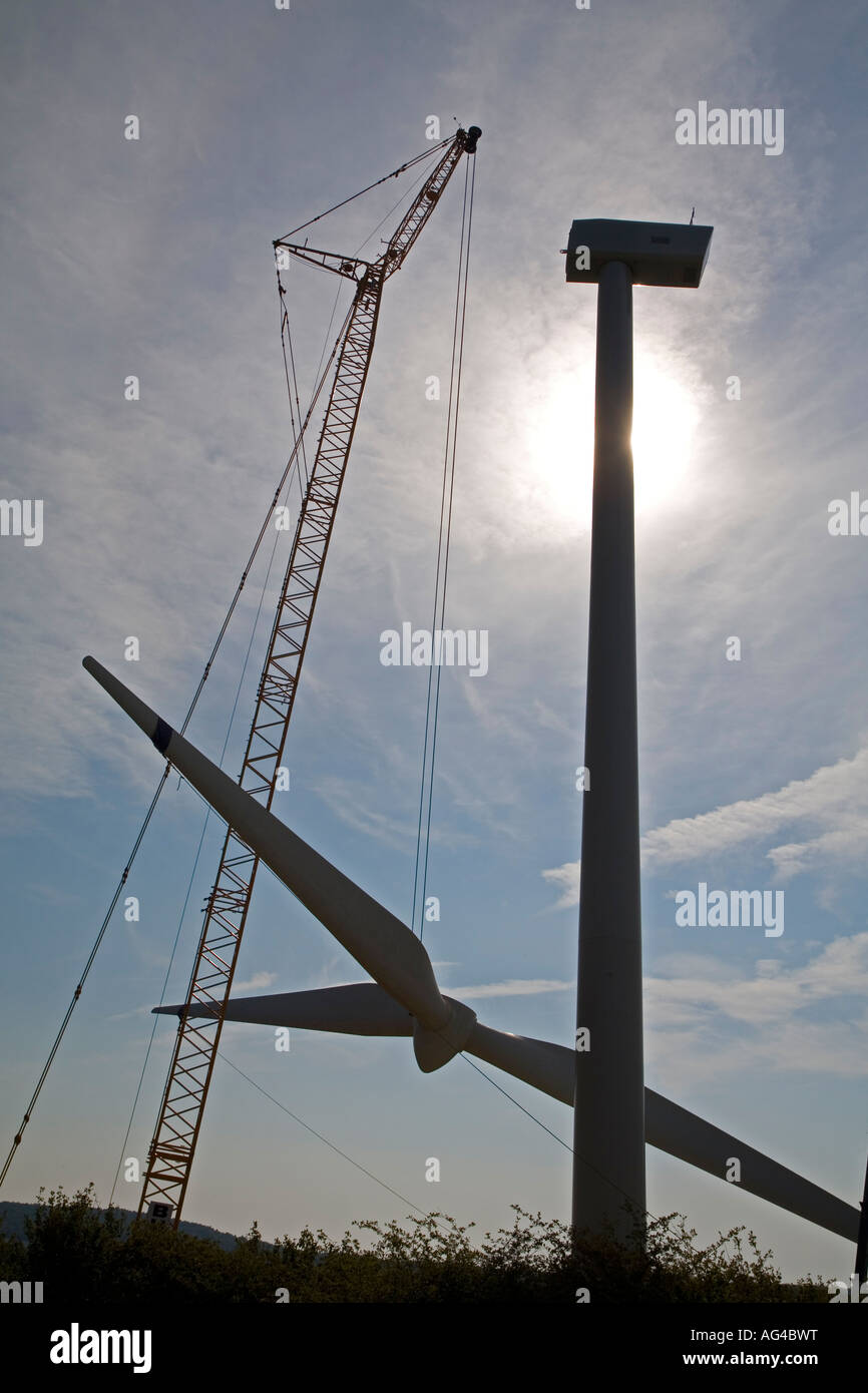 Wind energy construction hi-res stock photography and images - Alamy