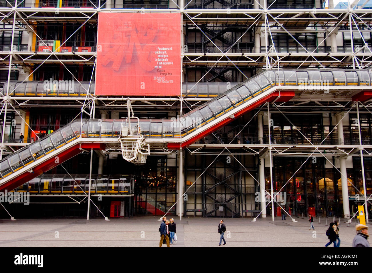 Exterior of Pompidou Centre Paris Stock Photo - Alamy