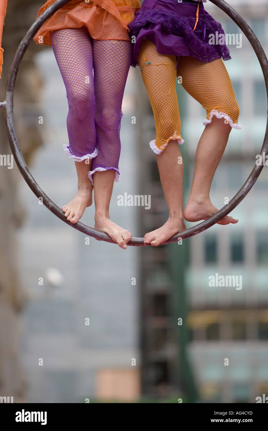 Two acrobats balancing hi-res stock photography and images - Alamy