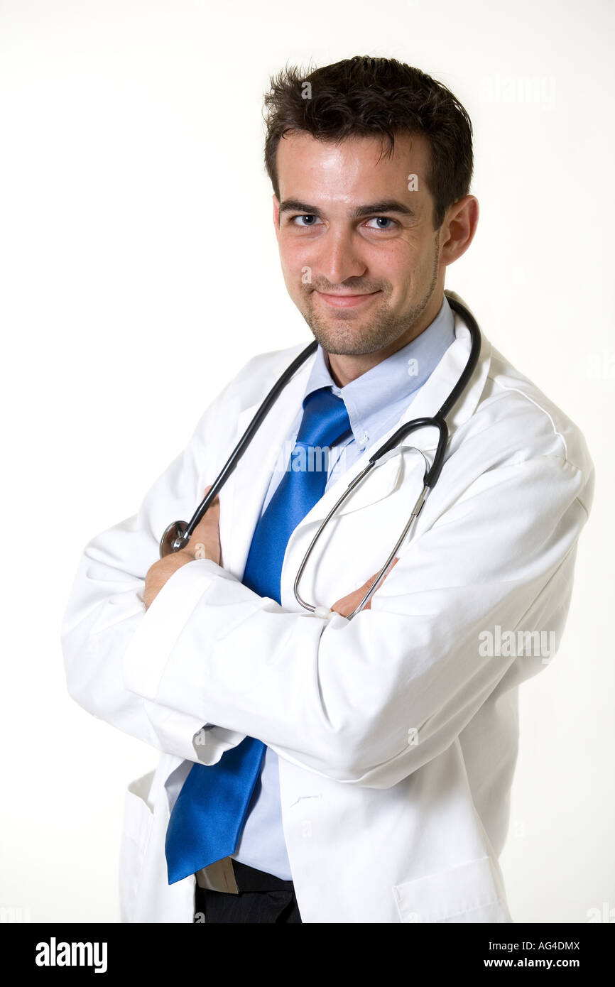 The handsome doctor hi-res stock photography and images - Alamy