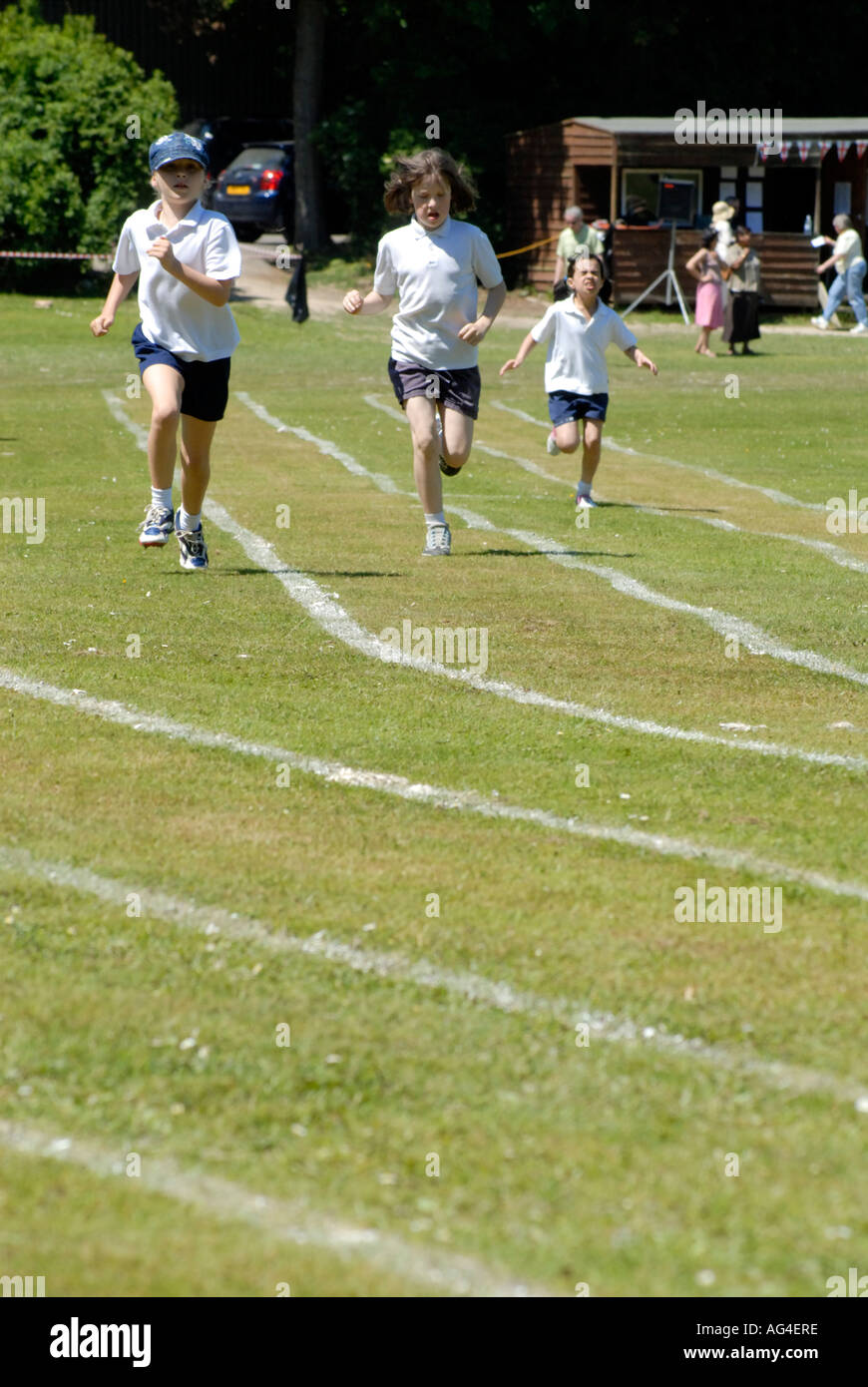 Children competing school sports day Claremont independent school ...