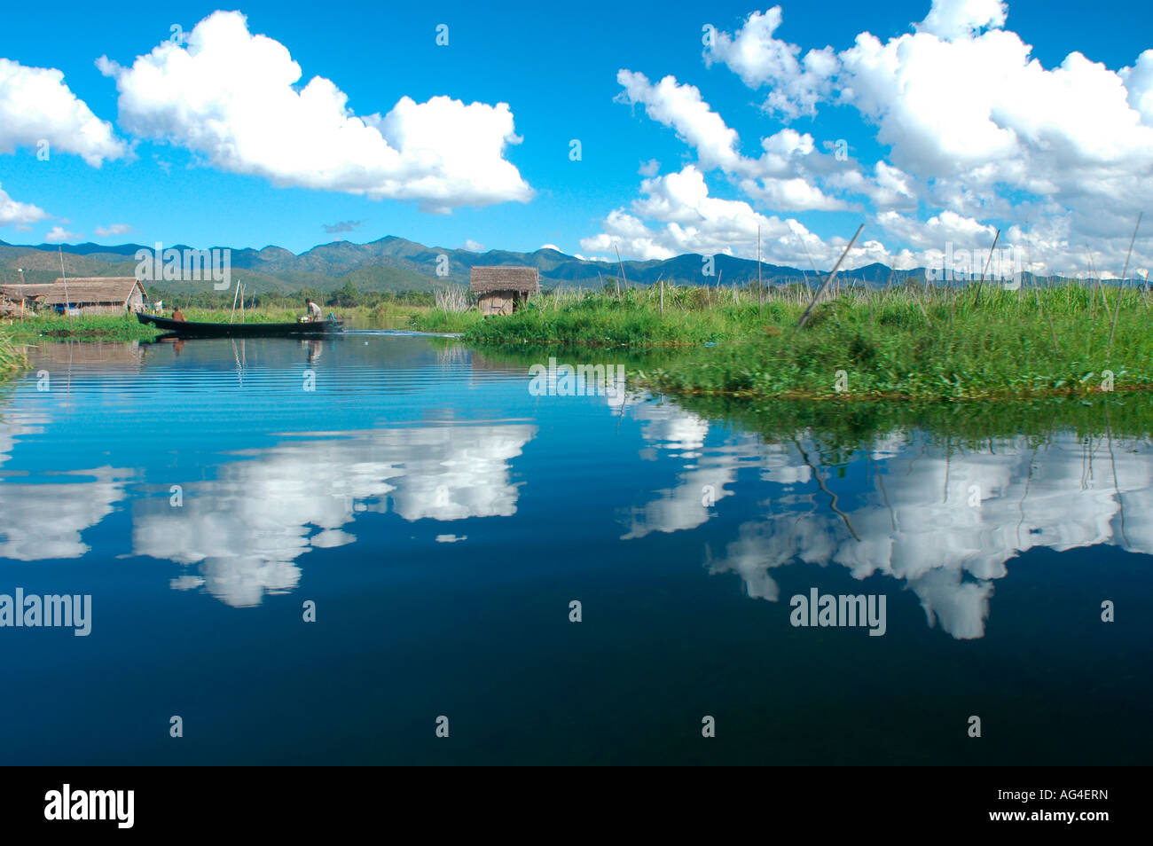 Inle lake in Myanmar Burma Stock Photo - Alamy