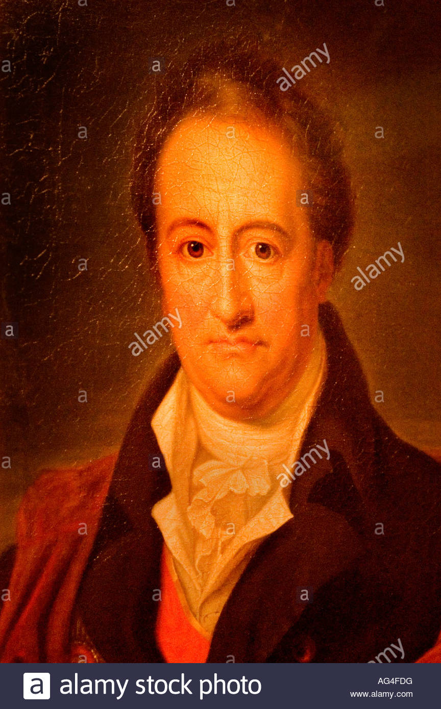 Johann Wolfgang Von Goethe (1749 1832) Stock Photos & Johann Wolfgang ...