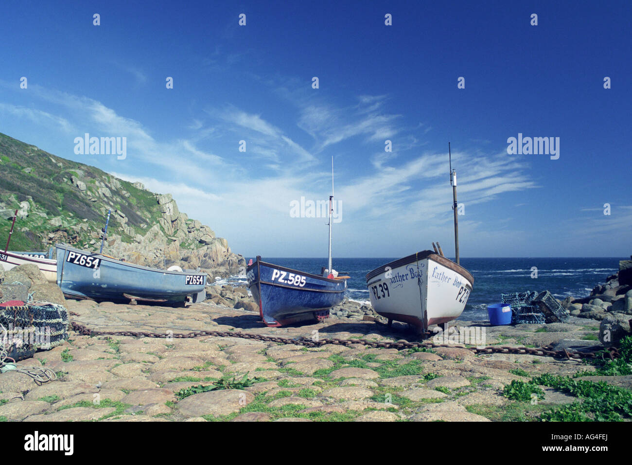 Penberth Cove Penwith Cornwall UK Stock Photo - Alamy