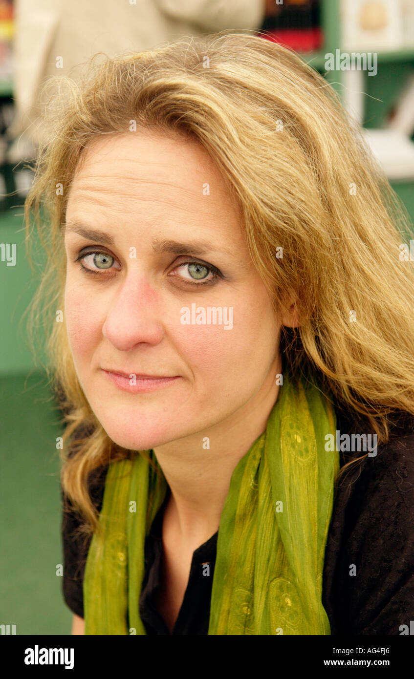 British author Adele Nozedar pictured at The Guardian Hay Festival 2006 ...
