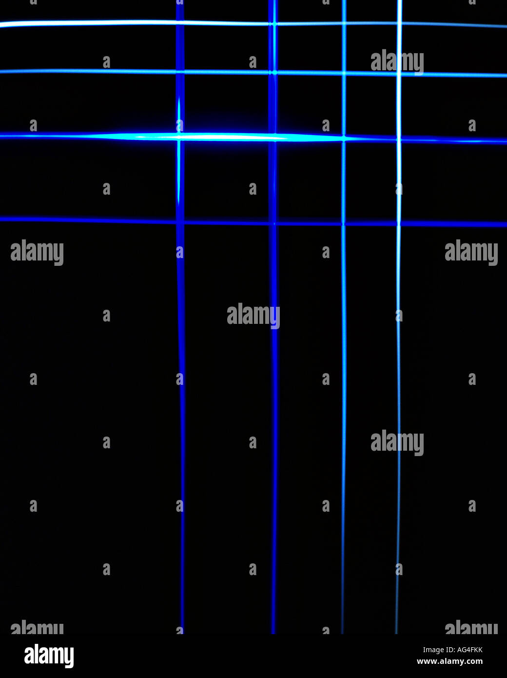 crosshatch blue long exposure light trails Stock Photo - Alamy