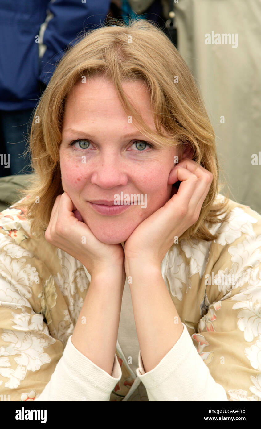 Asne Seierstadt Norwegian journalist and author pictured at Hay ...