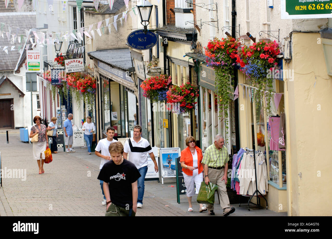 Chepstow high street hi-res stock photography and images - Alamy