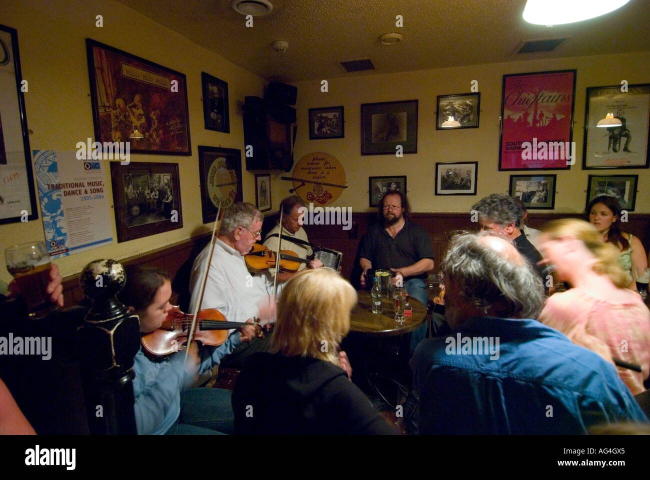 Traditional Music Session Matt Molloy s Bar Westport Co Mayo Stock ...