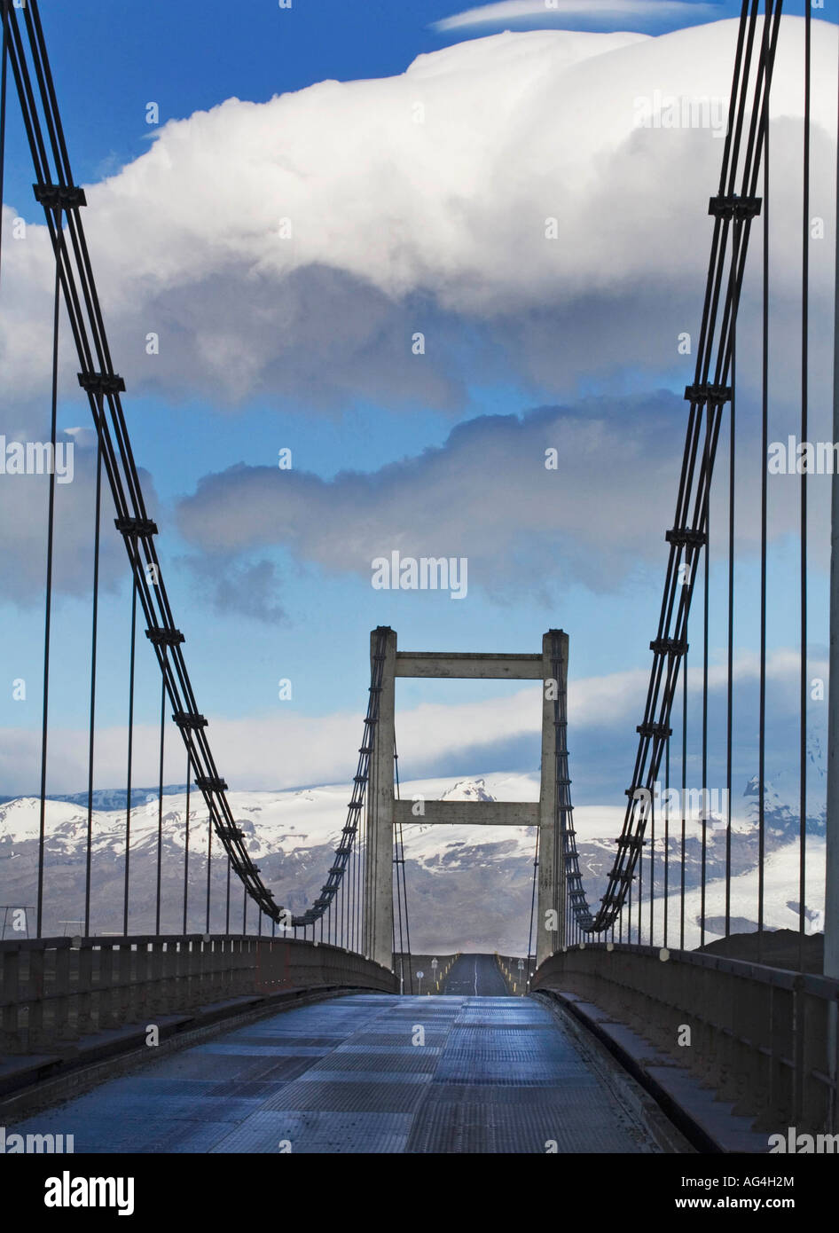 Bridge on Ring Road, Iceland Stock Photo - Alamy