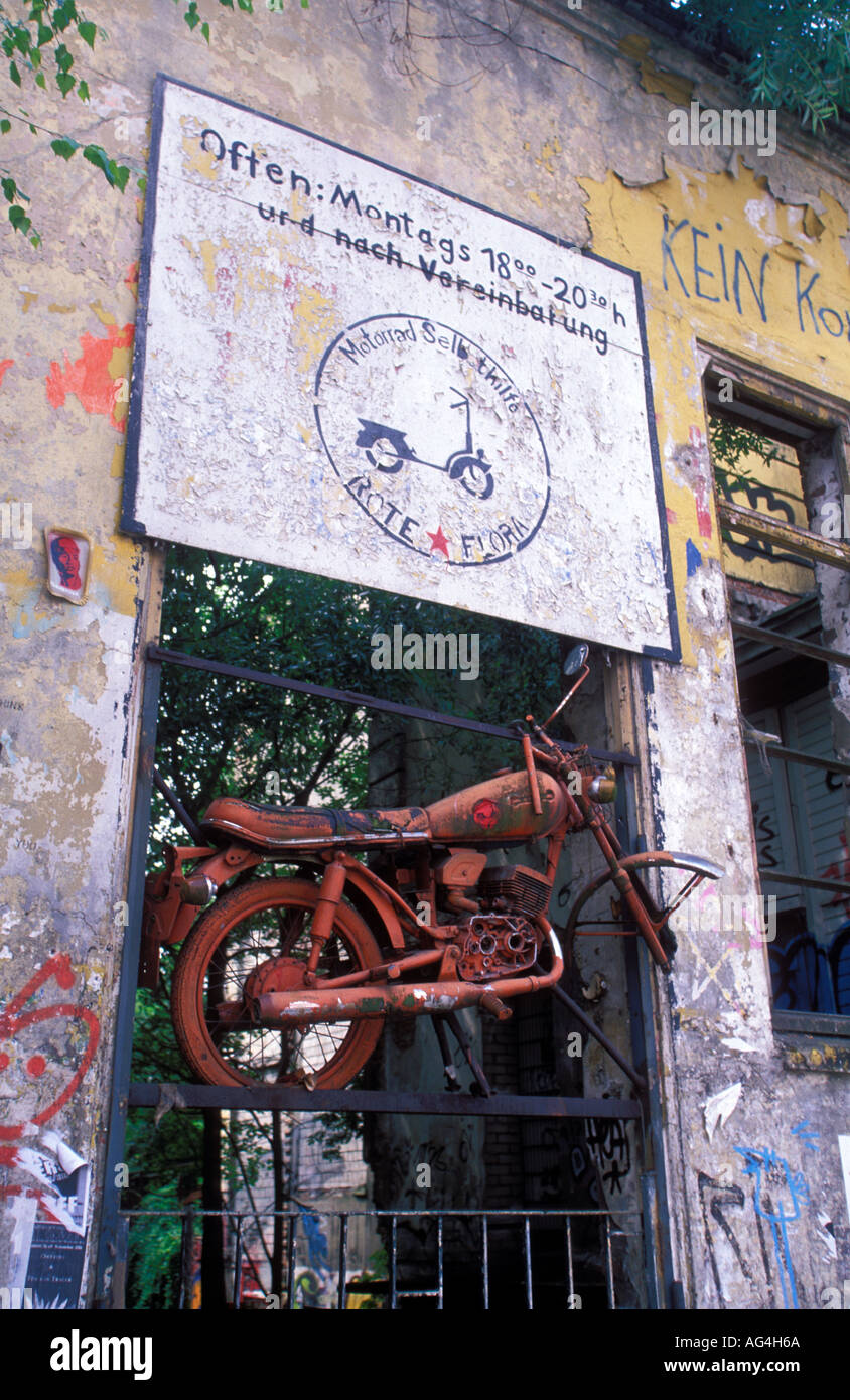 Germany Hamburg The Rota Flora Building an alternative culture center ...