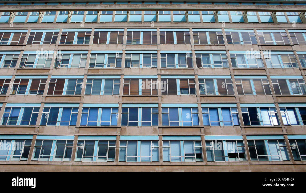 Network of urban apartment windows Stock Photo - Alamy