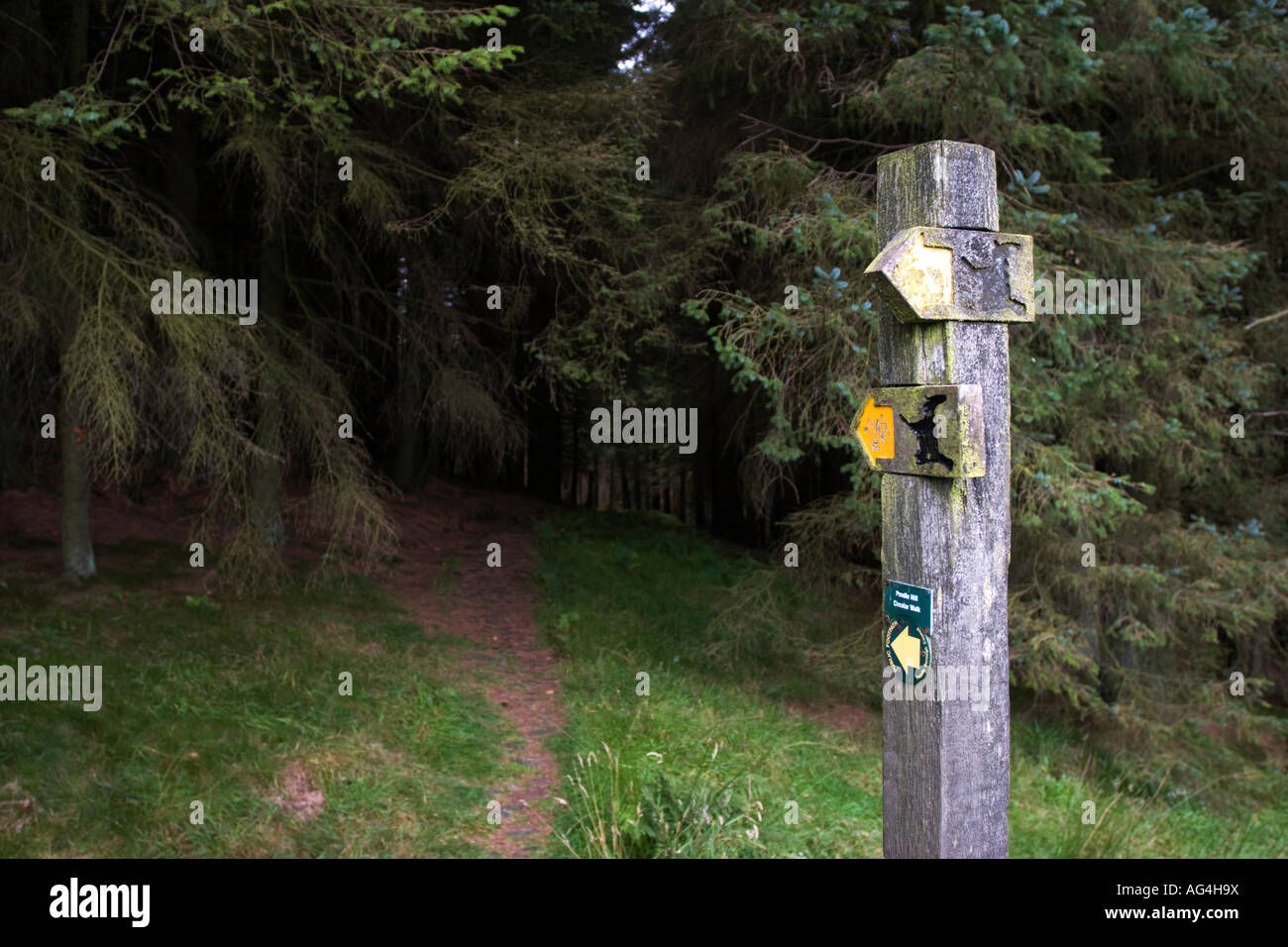Pendle way sign hi-res stock photography and images - Alamy