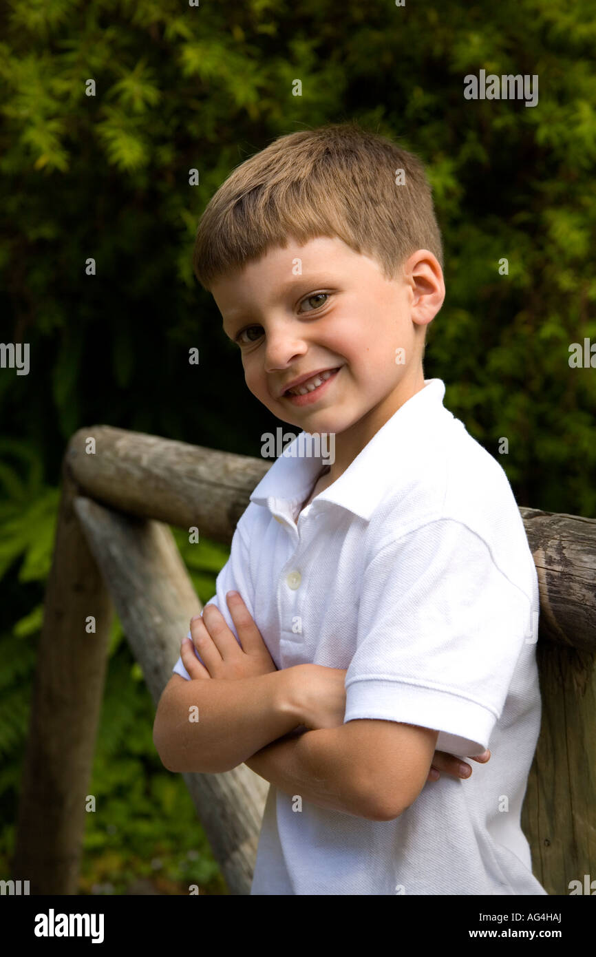 Image of a darling little boy with a big grin Stock Photo - Alamy