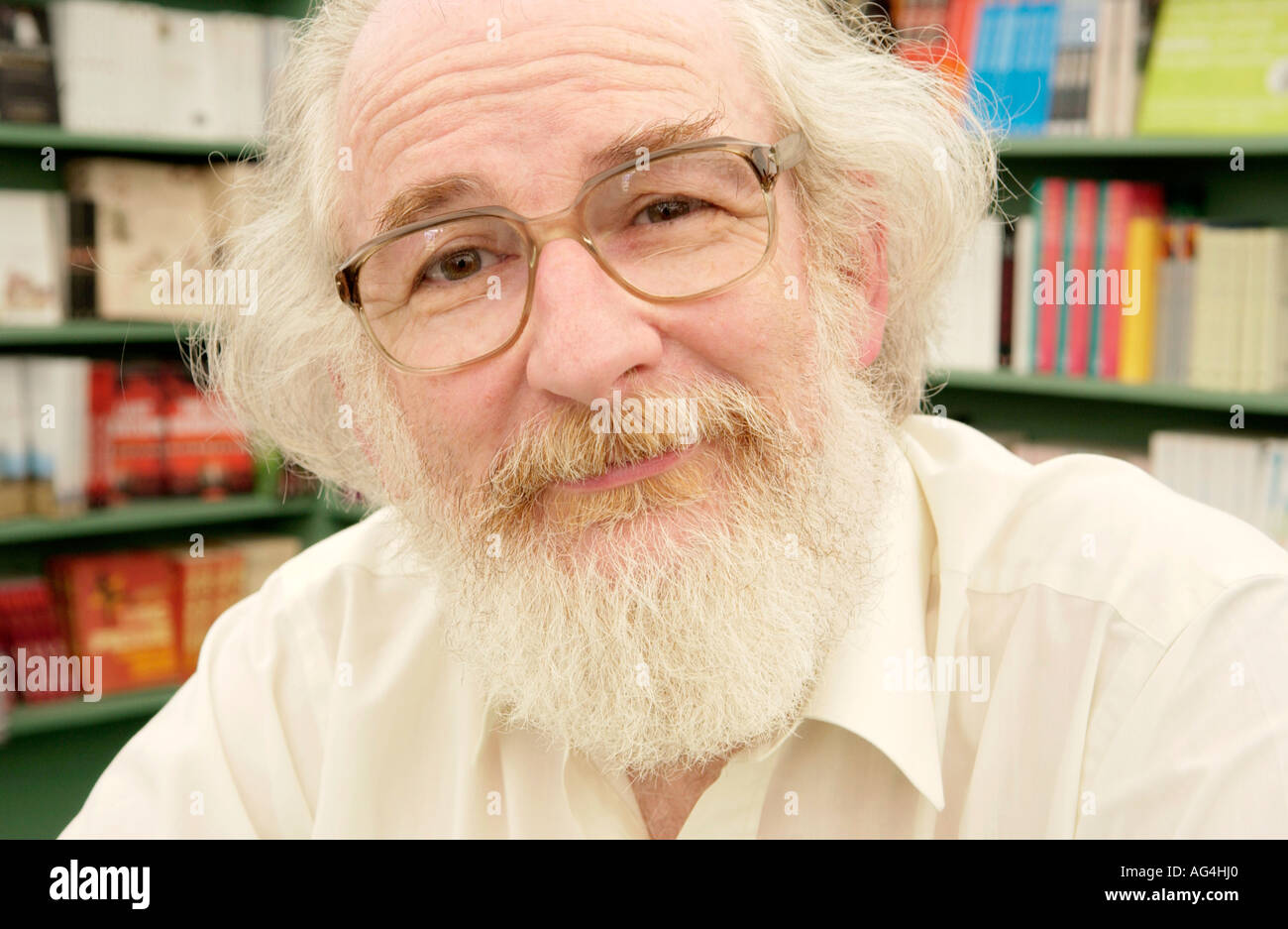 British language expert and author David Crystal at The Guardian Hay ...