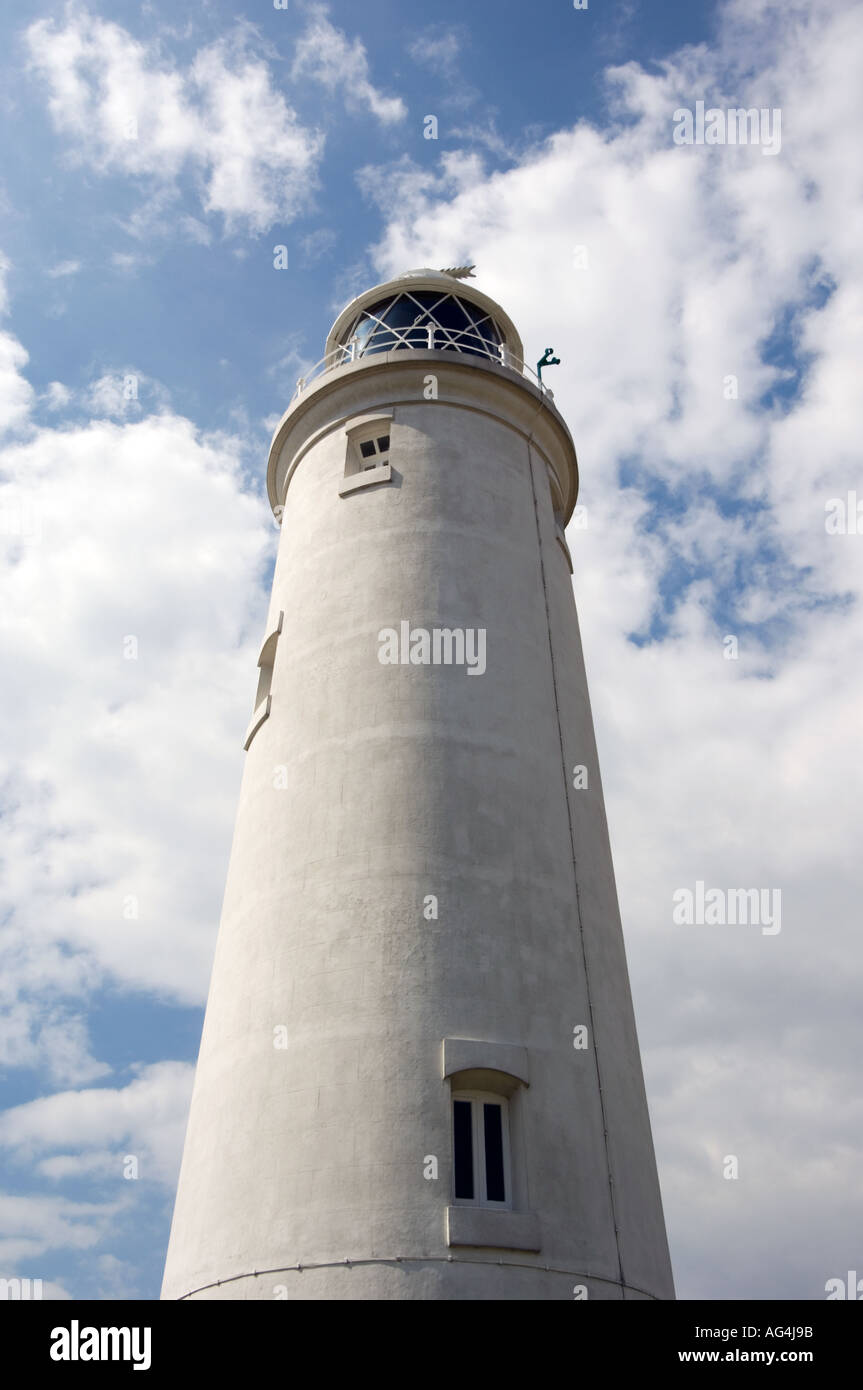 Hurst Point Lighthouse Situated at the seaward end of a shingle spit ...