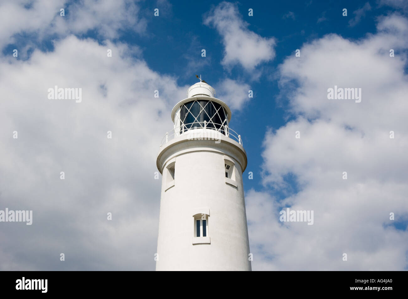 Hurst Point Lighthouse Situated at the seaward end of a shingle spit ...